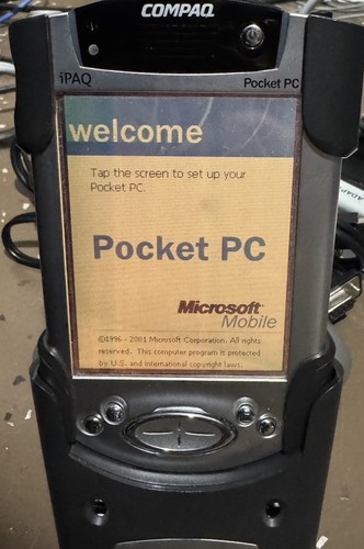 Vintage Compaq iPAQ H3800 Series Pocket PC PDA Windows Mobile - BOOTS ...