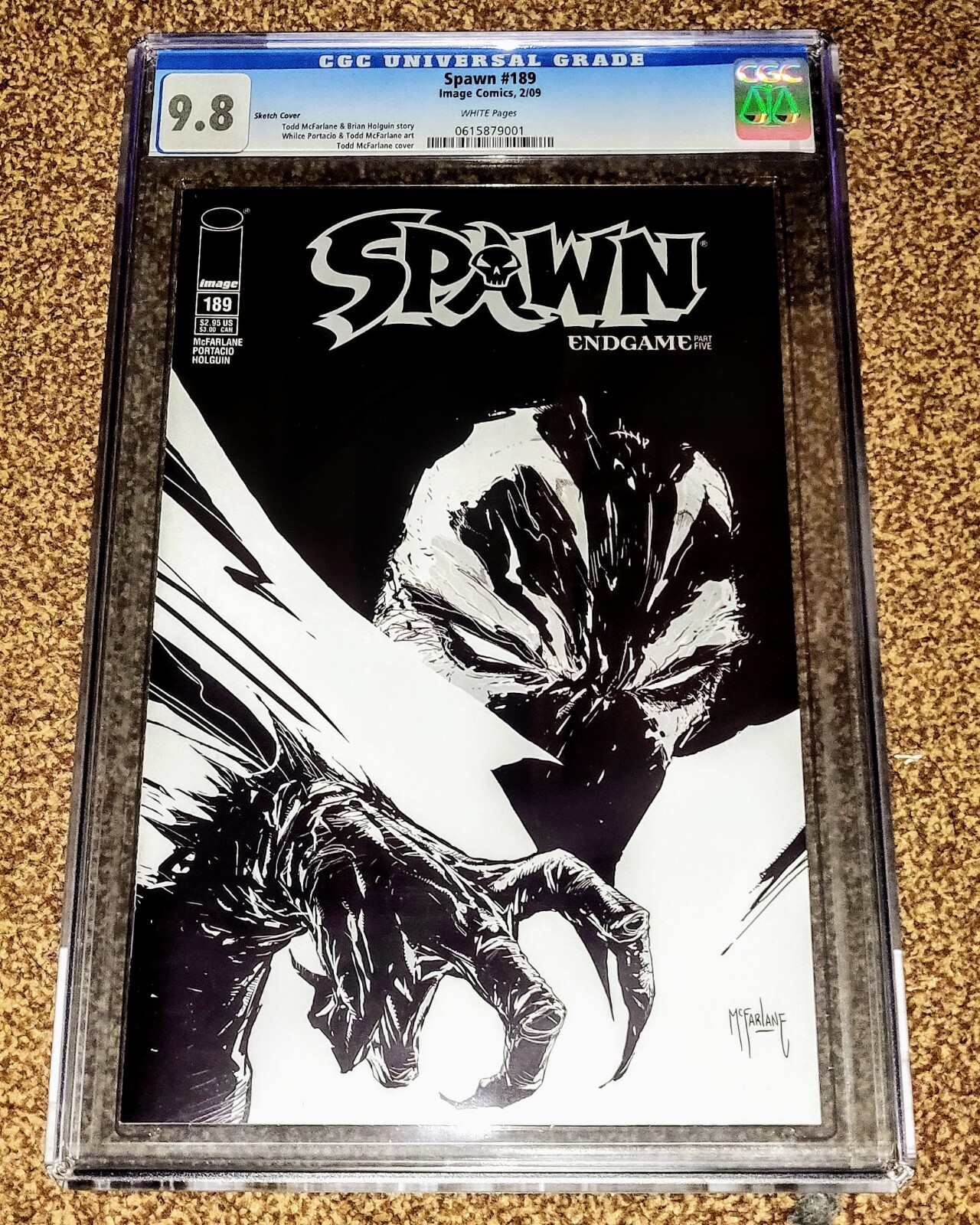 Spawn #189 Sketch Variant CGC 9.8 Extremely Rare Only 100 Print Run | eBay