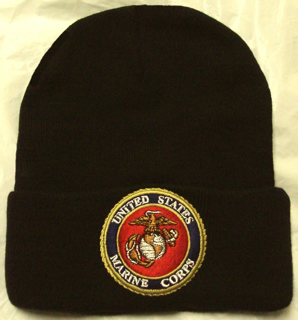 U.S. MARINE CORPS USMC EGA EAGLE GLOBE ANCHOR LOGO BEANIE CAP SKI KNIT ...