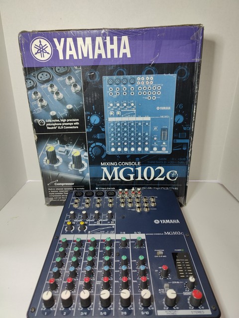 Yamaha MG102C 10 Channel Input Stereo Mixer for sale online | eBay