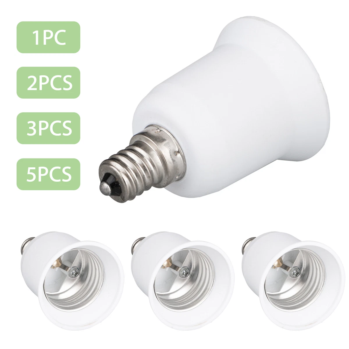 Medium To Candelabra Base Light Bulb Socket Adapter | Shelly Lighting