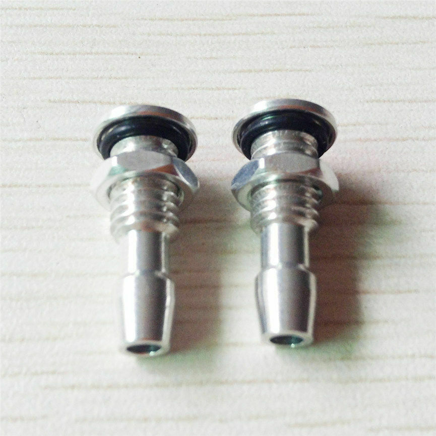 2Pcs M6 Aluminum Water Outlets Water Cooling Drainage Mouth for RC Boat ...