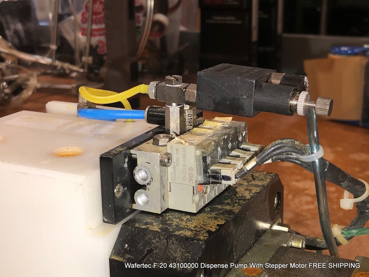Wafertec F-20 43100000 Dispense Pump With Stepper Motor FREE SHIPPING ...