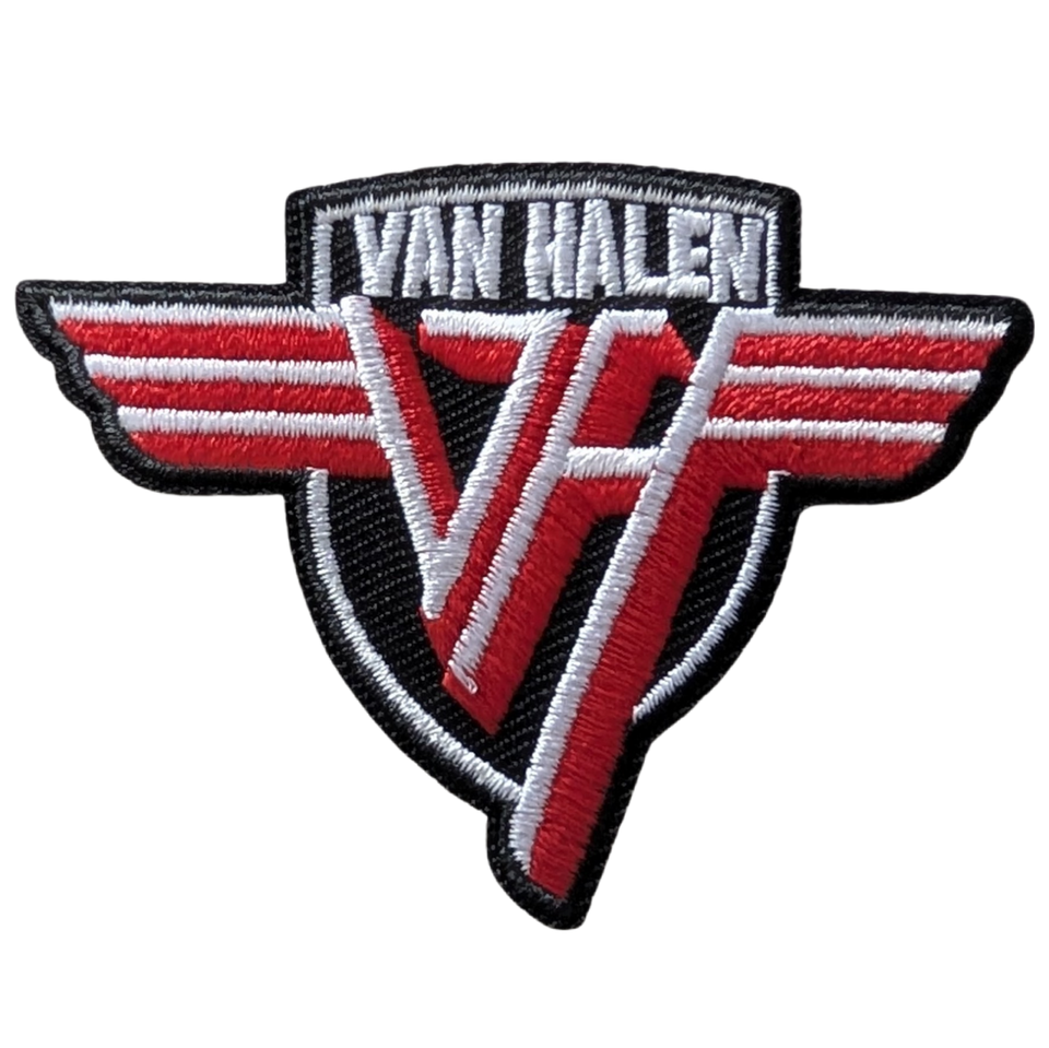 Van Halen Patches, Iron On Embroidered Band Patches, Van Halen Logo ...