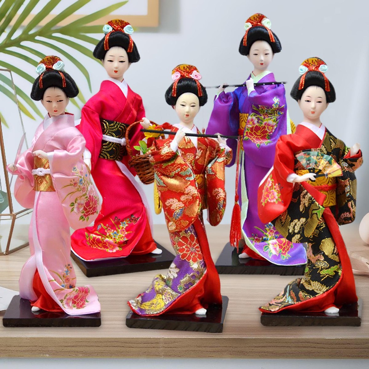 Japanese Traditional Dolls Ningyo; Japanese Beauty Of Art And Culture