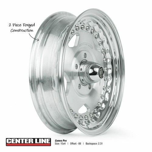 CENTERLINE 15" CONVO PRO Wheels in Size 15x4 Ford Falcon Valiant ...