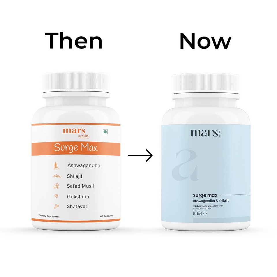 Mars by GHC Surge Max Shilajit Immunity Booster & Stamina Booster For ...