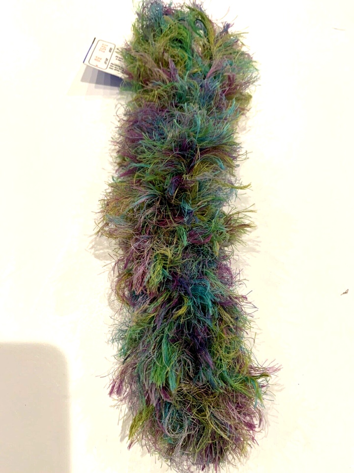 5 Hanks BERROCO ZAP Colors Eyelash Yarn #3452 Multicolor 50gms Dye lot ...