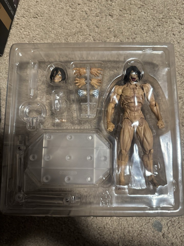 WITH BONUS Revoltech Amazing Yamaguchi Attack Titan Eren Yeager | eBay