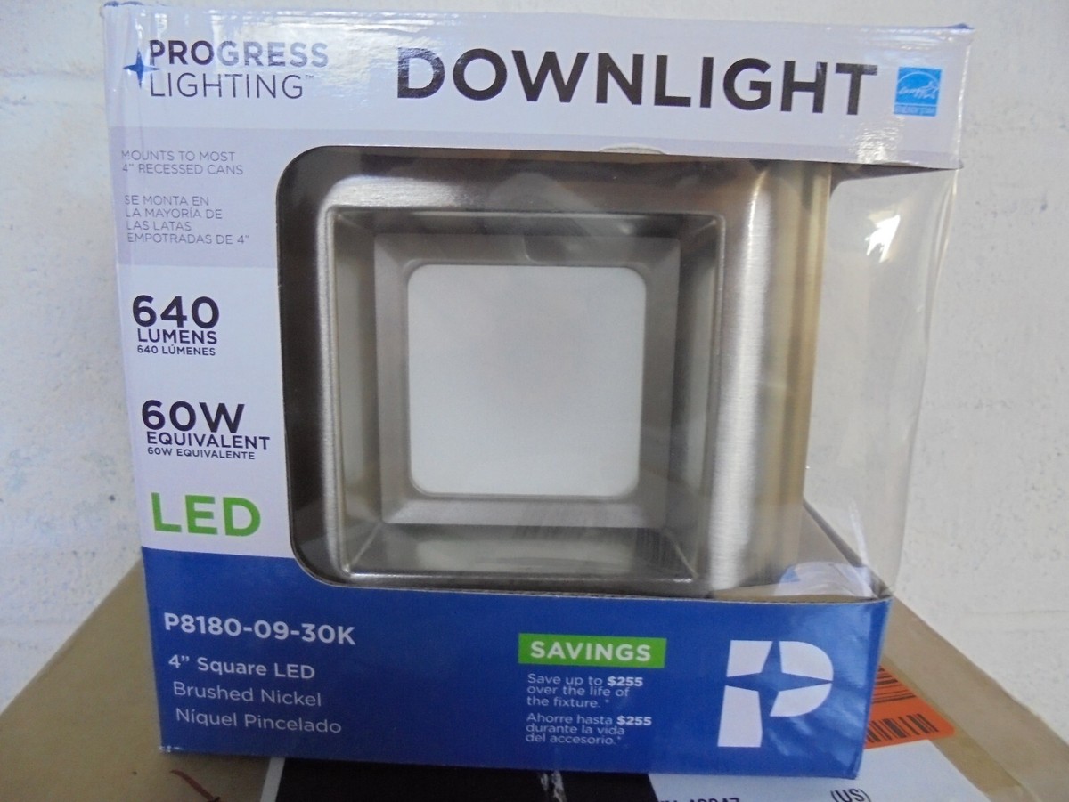 4 Incandescent Recessed Progress