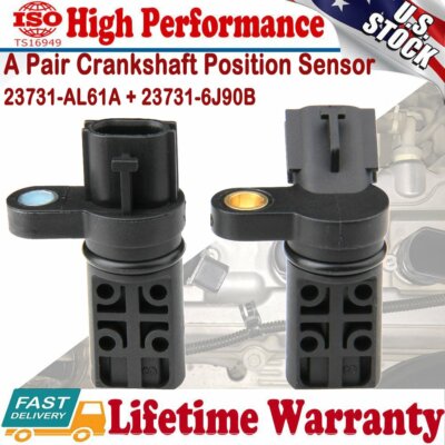 Set of 2 Camshaft Crankshaft Cam CMP Position Sensor LH & RH For ...