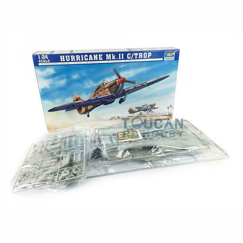 US Stock Hawker Hurricane Mk.IIC/Trop RC Fighter Aircraft Kit 02416 1: ...
