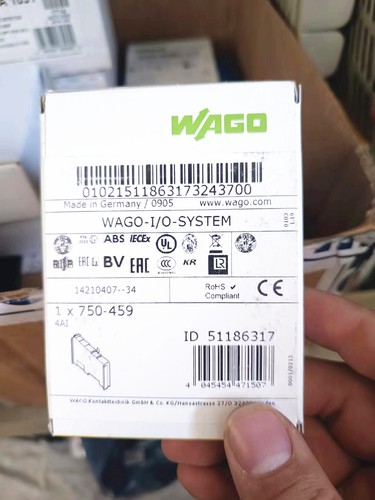 1pcs WAGO I/O-SYSTEM Module 750-459 4-channel Analog Input 0 ... 10 VDC ...