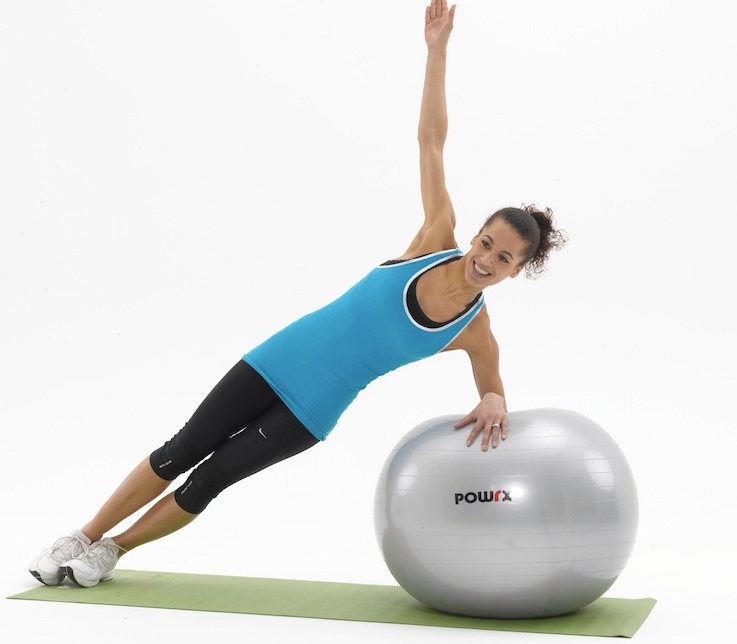 Exercise Ball Workout Program for Core Stability, Strength, Tone ...