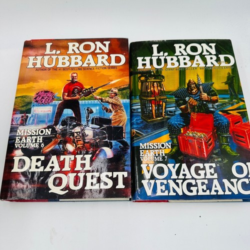 L. Ron Hubbard Mission Earth Vol. 6 & 7 Lot Of 2 Book Bundle Death ...