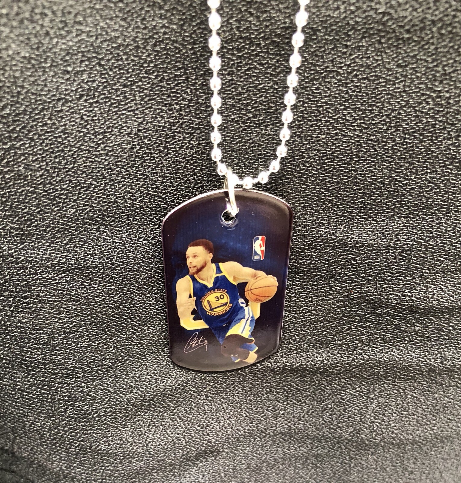 STEPHEN CURRY Necklace New Fashion Dog Tag (5x3cm) With 70cm Silver ...