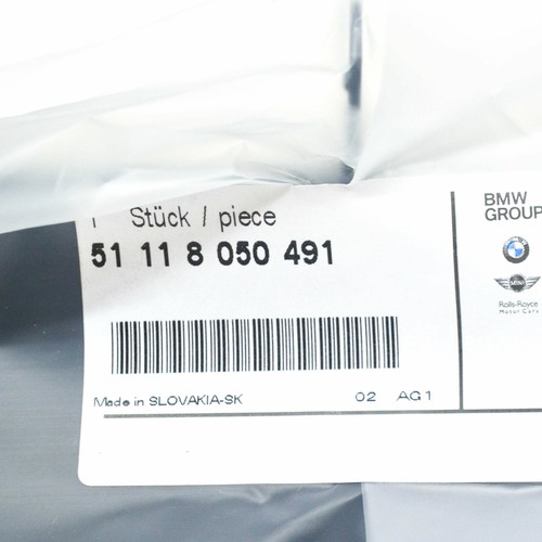 NEW BMW 6 CABRIO F12 M FRONT BUMPER LICENSE PLATE HOLDER 51118050491 ...
