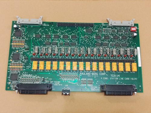 Rauland-Borg TC2114 4 Wire Station Card for Telecenter 21 | eBay