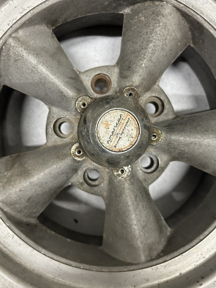 Vintage Torque Thrust Style Mag Wheels 15x6 Appliance Chevy GM Gasser ...