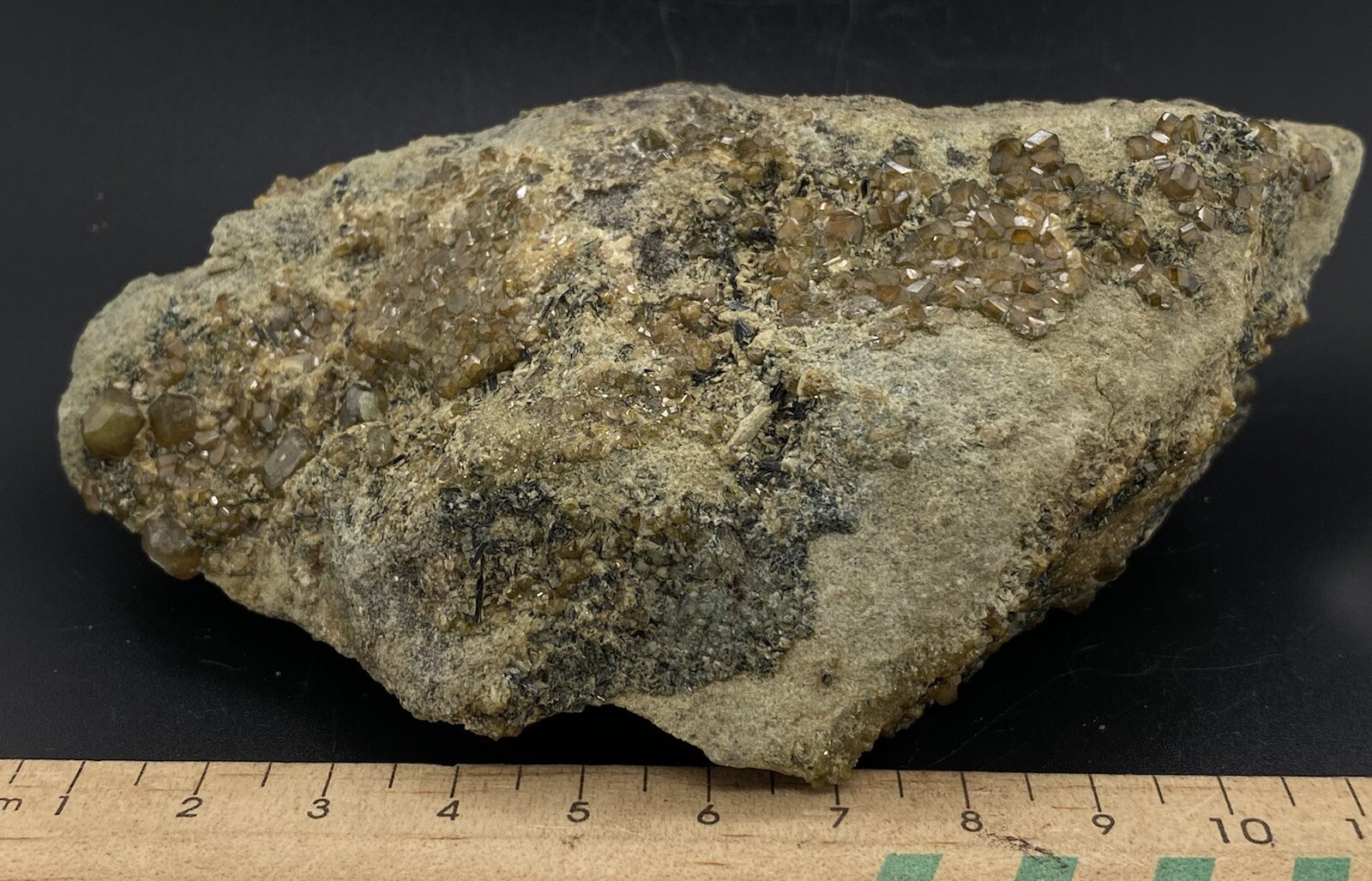 Topazolite Yellow Andradite Garnet Cluster on Matrix from Veracruz ...