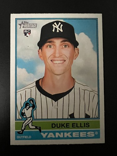 2025 Topps Heritage Duke Ellis #266 New York Yankees Rookie Card (RC ...