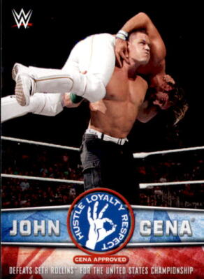 John Cena 2017 Topps WWE Then Now Forever Tribute Card #40 | eBay