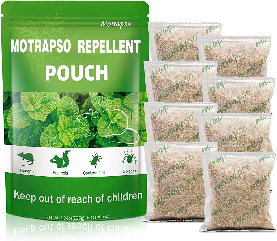 12 Pack Vamoose Natural Rodent Pest Control Repellent Pouch Peppermint ...