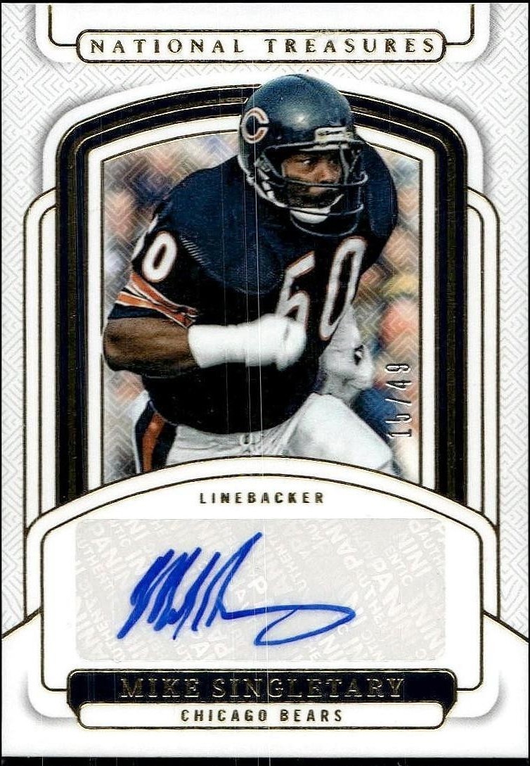 2024 Panini National Treasures - Signatures Mike Singletary, Mike ...