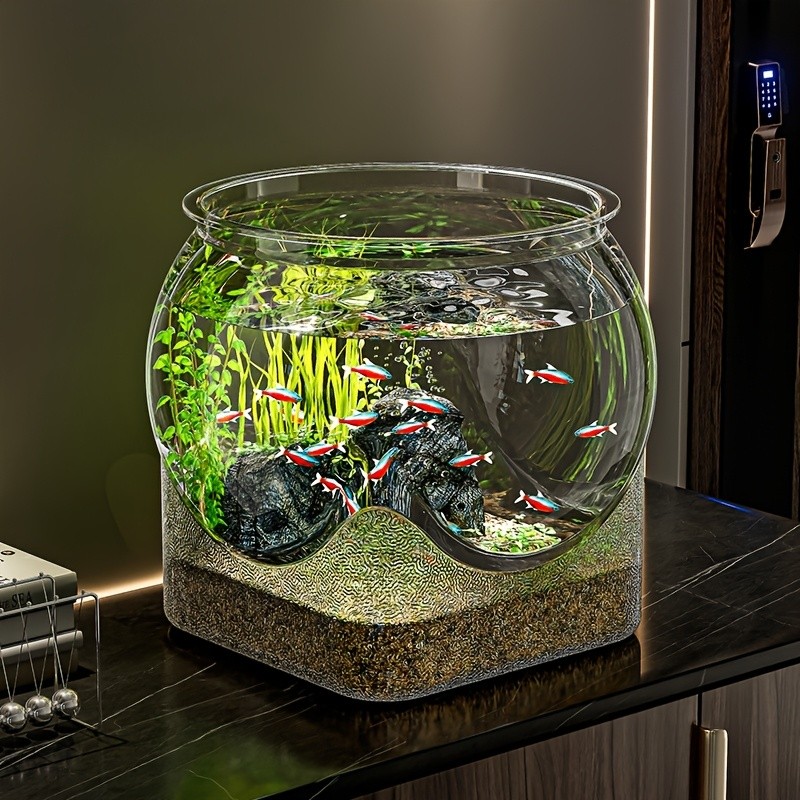 1 pcs Anti-Damage Fish Tank, Anti-Drop Desktop Fish Tank, Multi ...