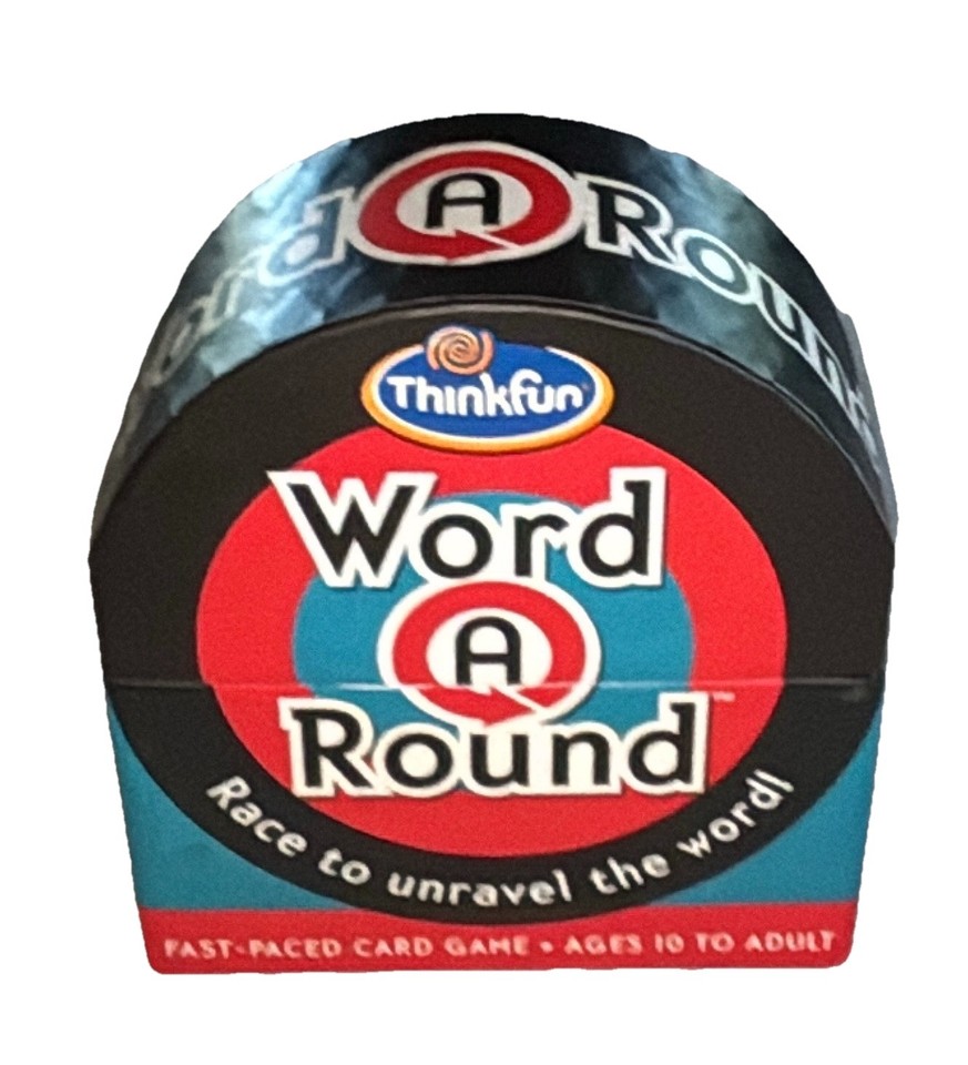 Word A Round ThinkFun 2012 Fast-Paced Complete Family Card Game Puzzle ...