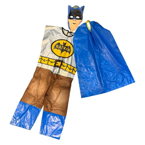 Vintage 1973 Ben Cooper Batman Halloween Costume Mask Cape Medium 8-10 ...