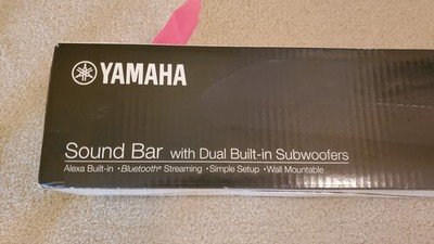 Yamaha ATS-1090 35in Wide Soundbar Dual in-Bar Subwoofers - Black ...