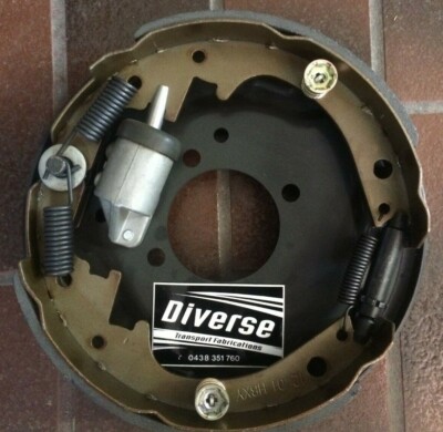 2 x 10" Hydraulic Backing Plates (LH & RH)- Trailer / Caravan Parts ...