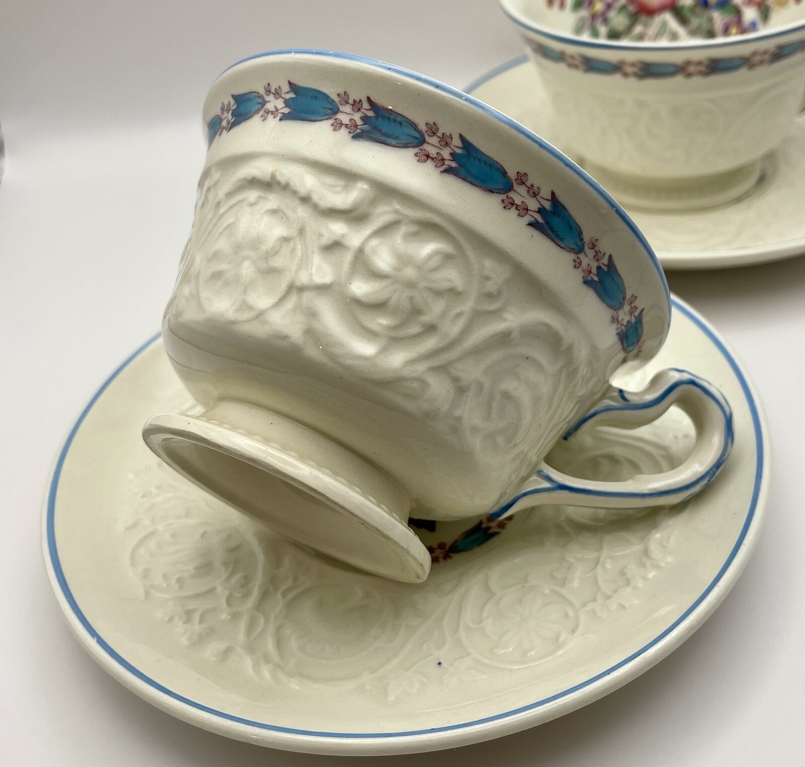 Wedgwood Patrician Morning Glory, Cup & Saucer 74009 (set Of 2) | eBay