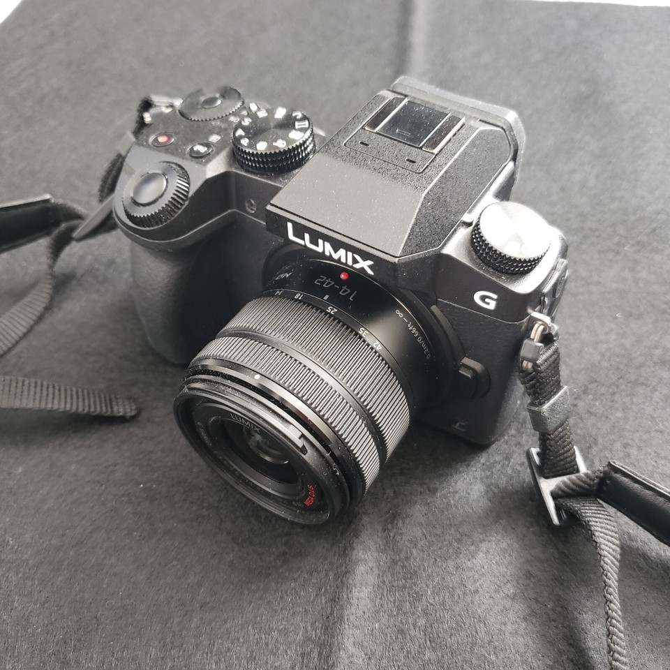 Panasonic Lumix DMC G7 16MP Mirrorless Digital Camera Bundle - Black ...