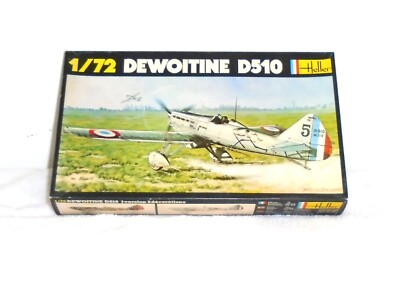 1979 Heller RAF Dewoitine D510 Model Airplane Kit # 219 - 1/72 - Airfix - Revell | eBay