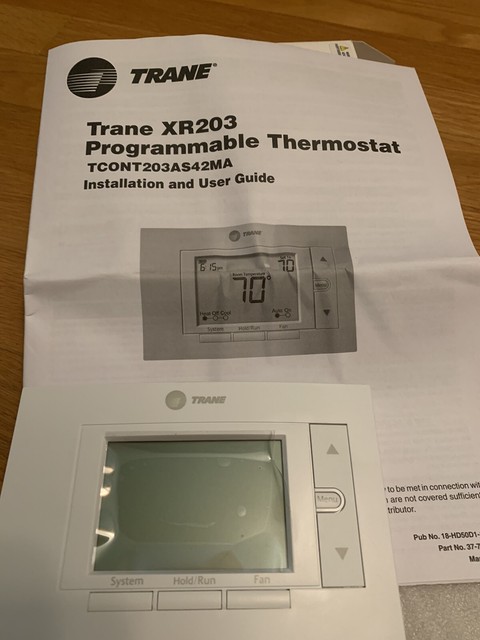 Trane Xr203 Programmable Thermostat (tcont203as42ma). for sale online | eBay