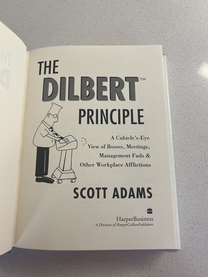 1996 The DILBERT PRINCIPLE Hardcover Book by SCOTT ADAMS 1st Edition | eBay