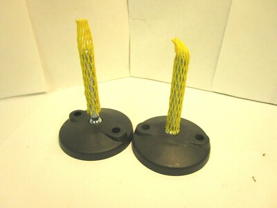 (2) VALU GUIDE CONVEYOR TABLE EQUIP ADJUSTABLE LEG FOOT LEVELER VG-505 ...