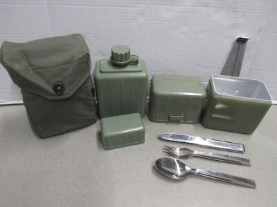 Yugo Army M69 Mess Kit w/ Utensils Knife Fork Spoon Includes Canteen ...