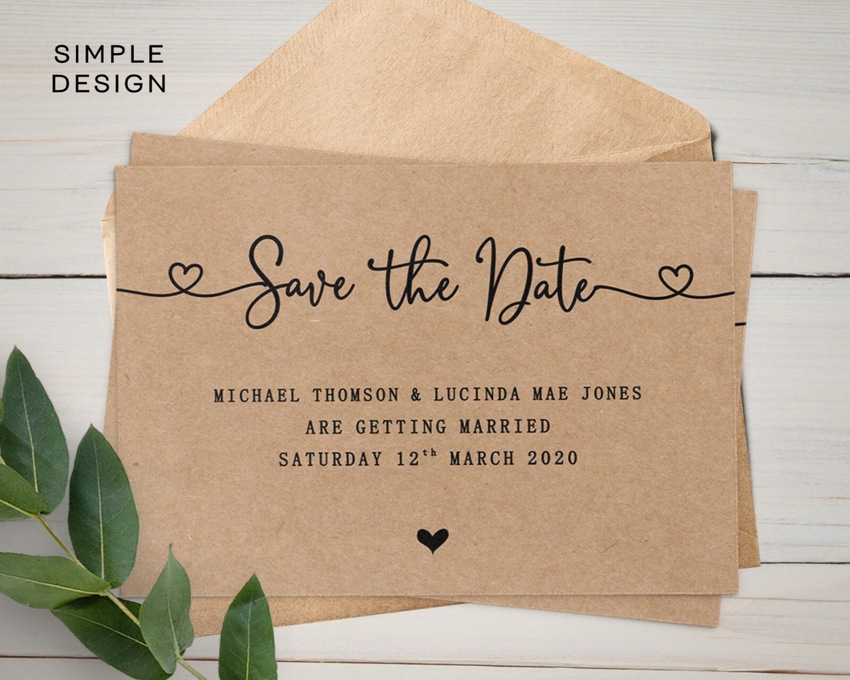 Save The Date Address Examples