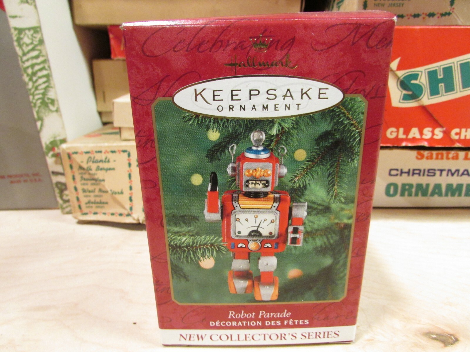 2000 Hallmark Robot Parade Christmas Ornament New IOB 1st in Series | eBay
