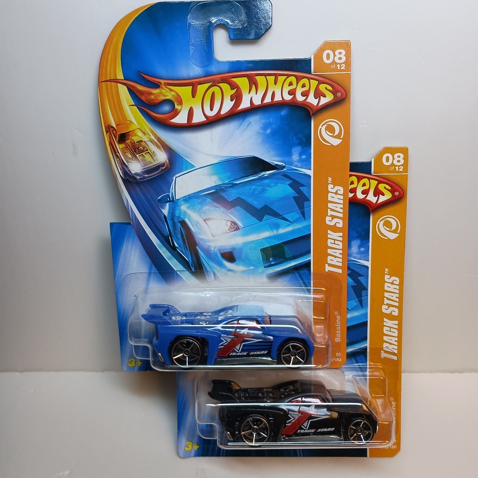 Hot Wheels 2007 Track Stars #116 Bassline - (2x) Black & Blue ...