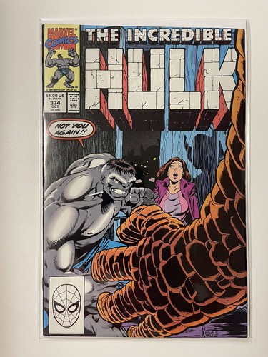 The Incredible Hulk #374 Marvel Comics 1990 VF + Bagged | eBay