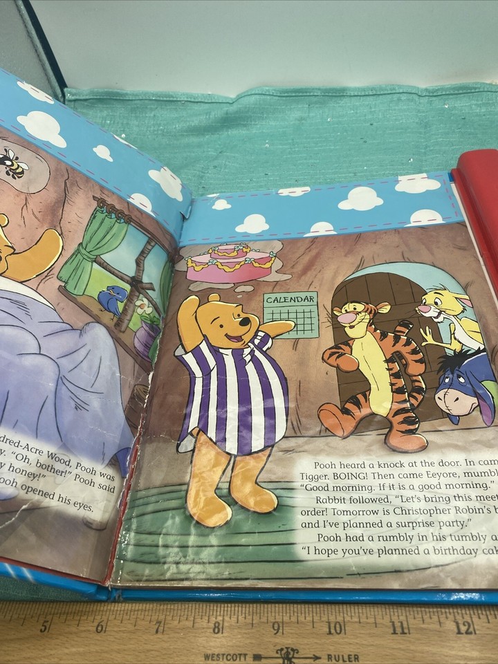 Playskool 1996 Magic Talking Book Pooh Surprise Party Vintage Disney ...