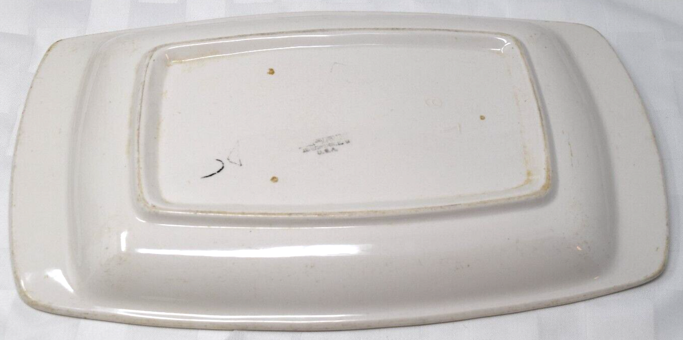 Vintage Mark Buffalo VIPS Restaurant Tray Dish Platter Ceramic | eBay