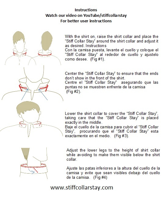 Collar Stays. THE ORIGINAL Collar Support System. NOT MADE of useless ...