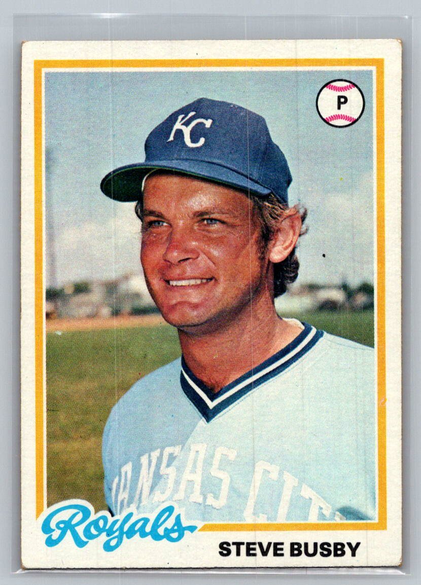 1978 Topps Vintage #336 Steve Busby Kansas City Royals Baseball Card | eBay