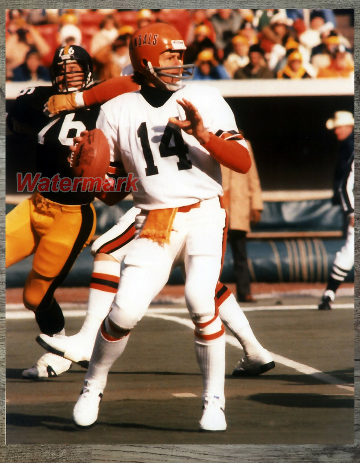 NFL 1970's QB Ken Anderson Cincinnati Bengals Game Action Color 8 X 10 ...
