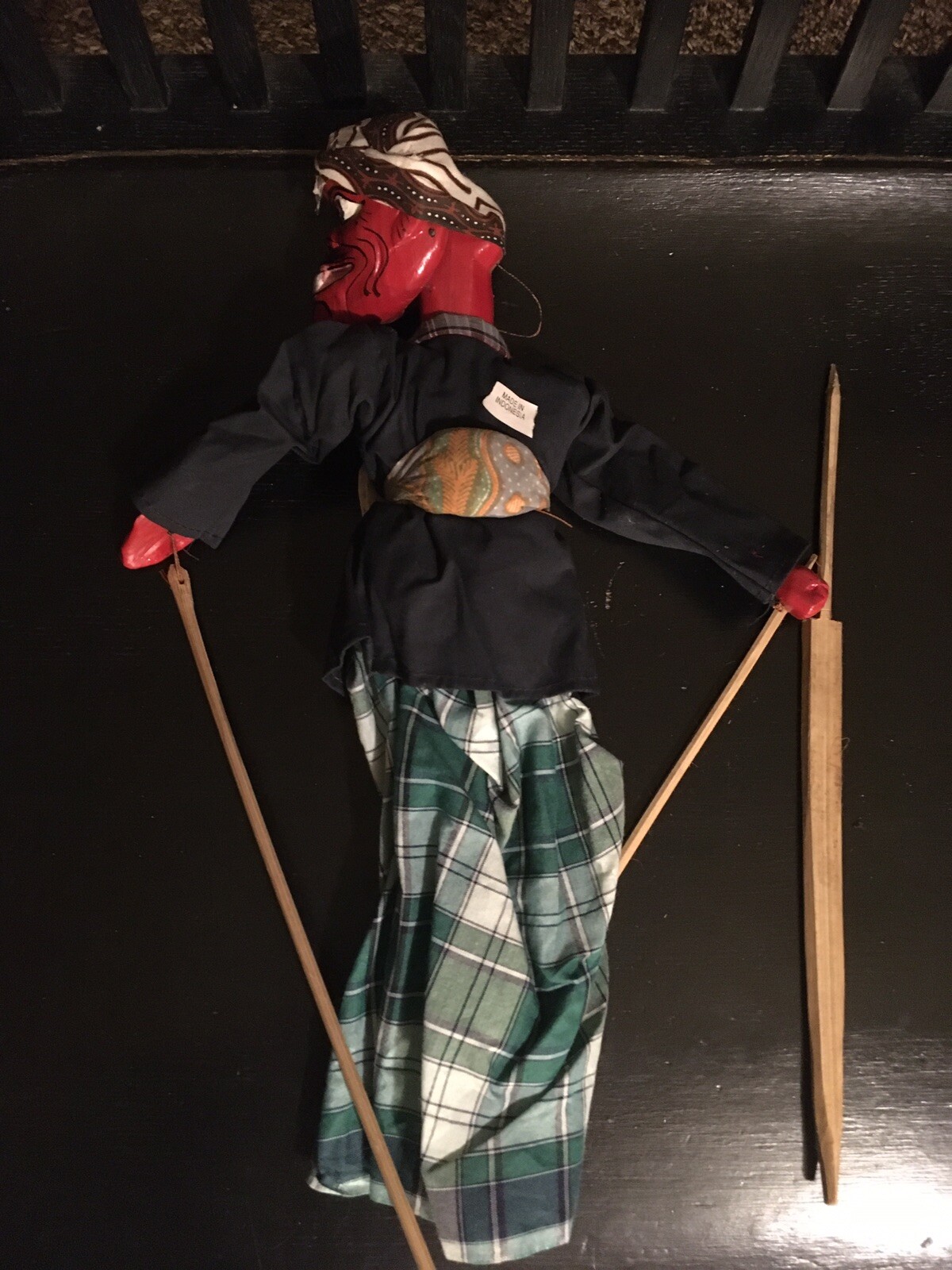 Vintage Wayang Doll Indonesian Wood Puppet Golek Asian Javanese Dance ...